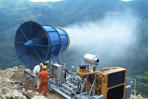 Easy Bagasse Dust Suppression System : Advanced Management | Fog Cannon